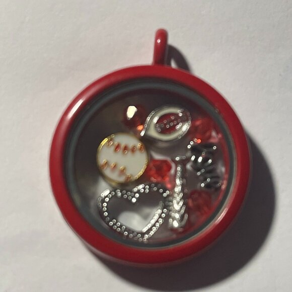 MLB | Jewelry | Cincinnati Reds Mlb Memory Charm Locket W 22 In Chain ...